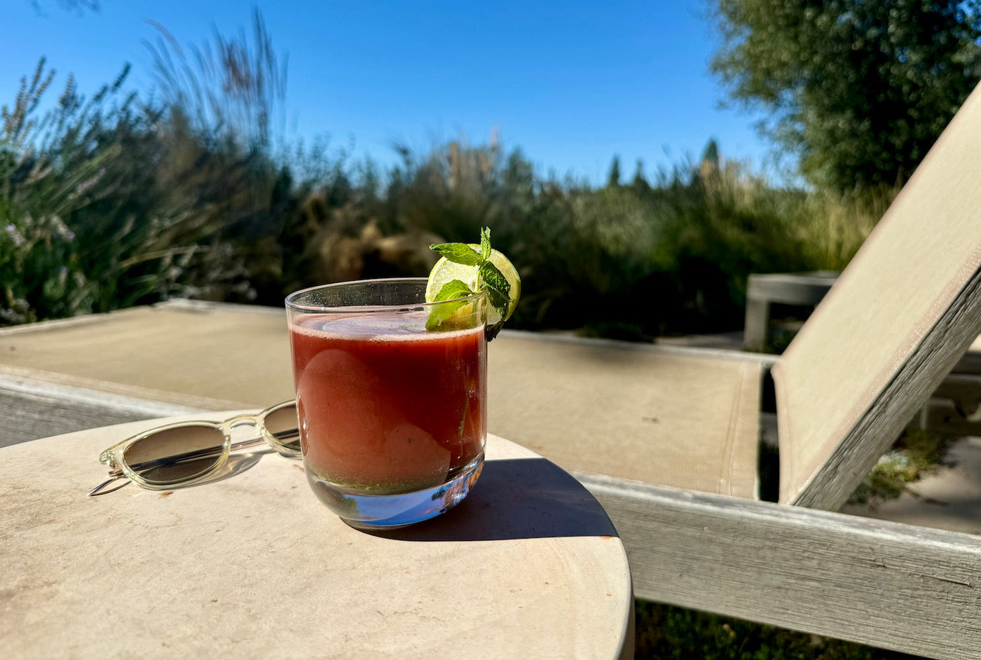 Pitta Balancing Recipe: Cooling Watermelon Rose Mocktail – Paavani Ayurveda